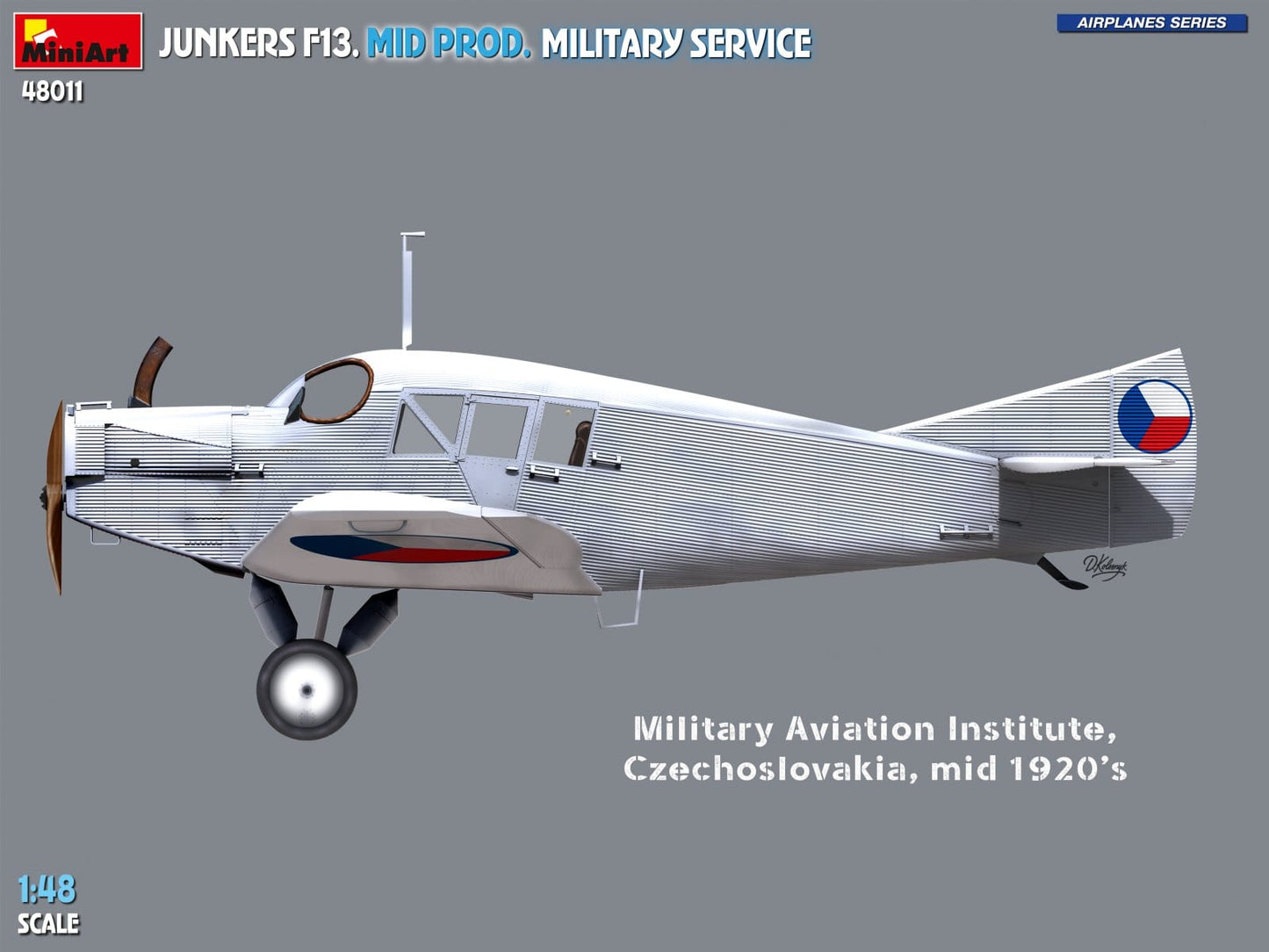 Miniart 1/48 scale Junkers F13 (mid) transport aircraft plastic model ...